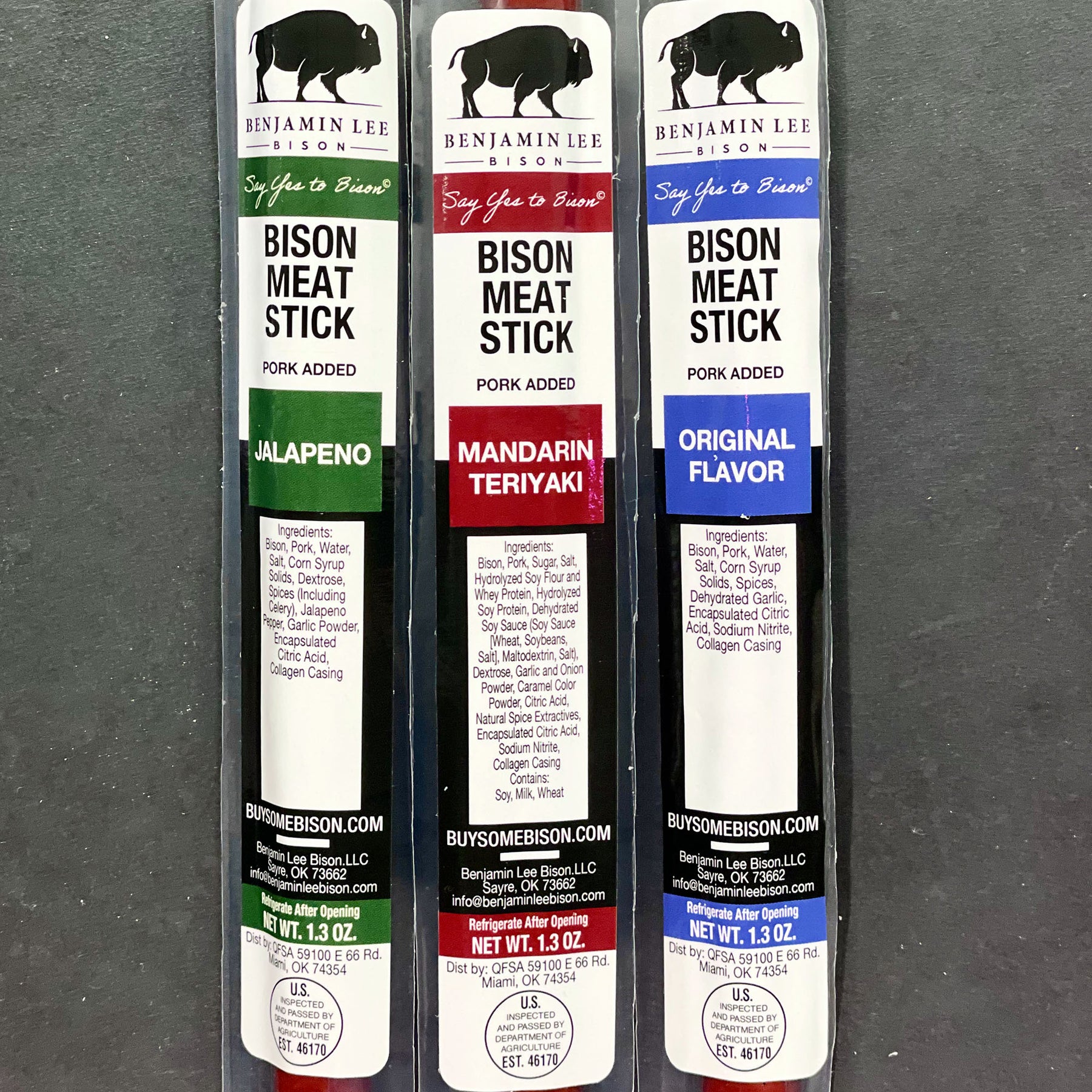 Bison Meat Sticks – Benjamin Lee Bison